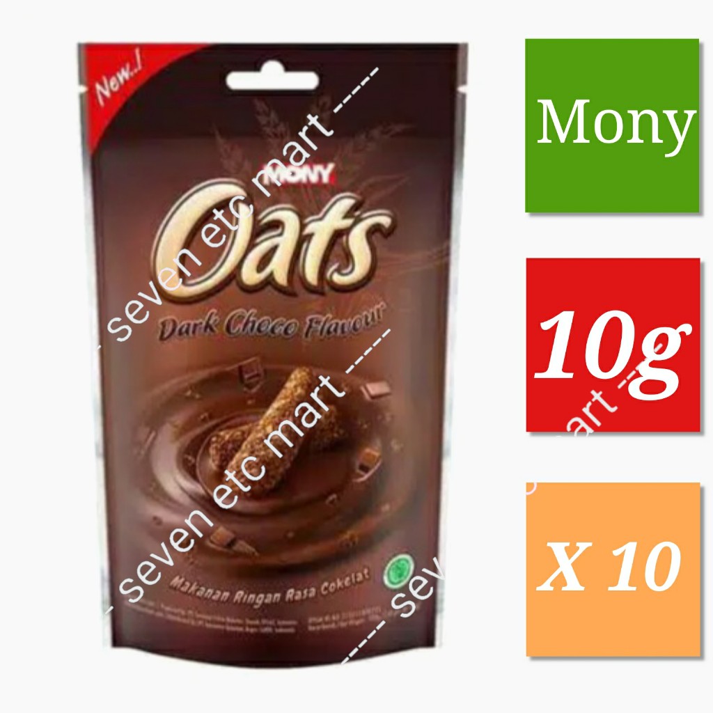 Jual Mony Oats Dark Choco (10 pcs) | Shopee Indonesia