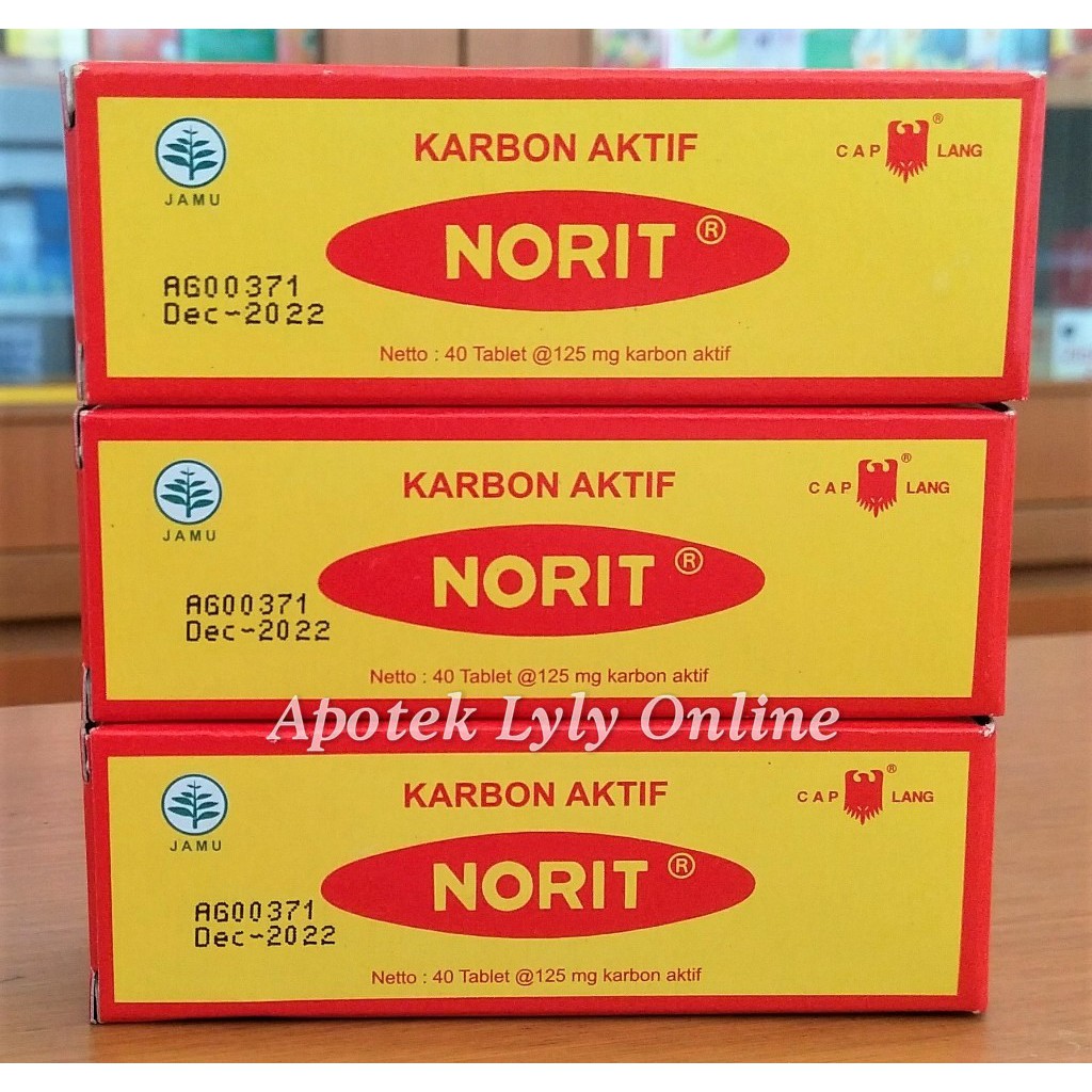 Jual Norit Lang Botol 40 Tablet | Shopee Indonesia