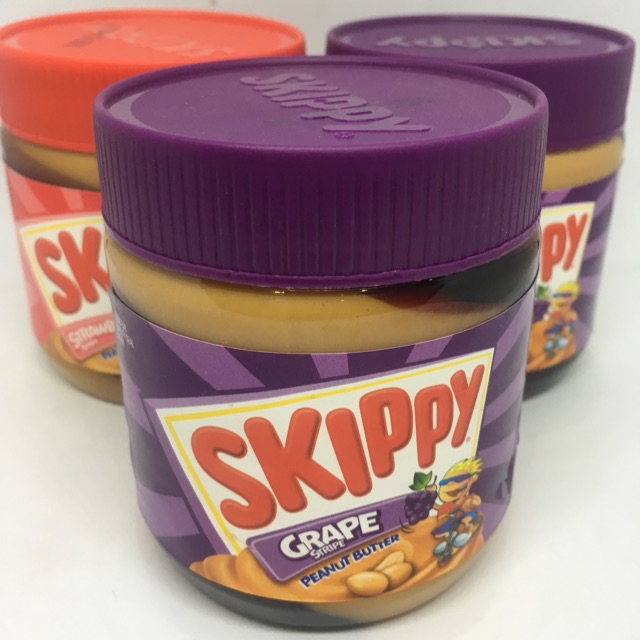 Jual Skippy stripe grape 350 gram / selai oles / peanut butter | Shopee ...