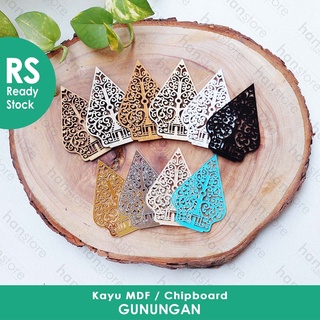Jual RS 25 x 18 cm Gunungan MDF / Triplex / Politur / Plywood / Akrilik ...