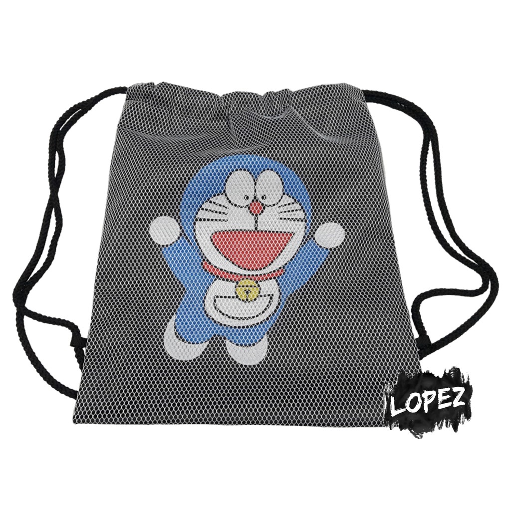 Jual Tas Jaring Doraemon Jump / Tas Serut Doraemon / String Bag ...