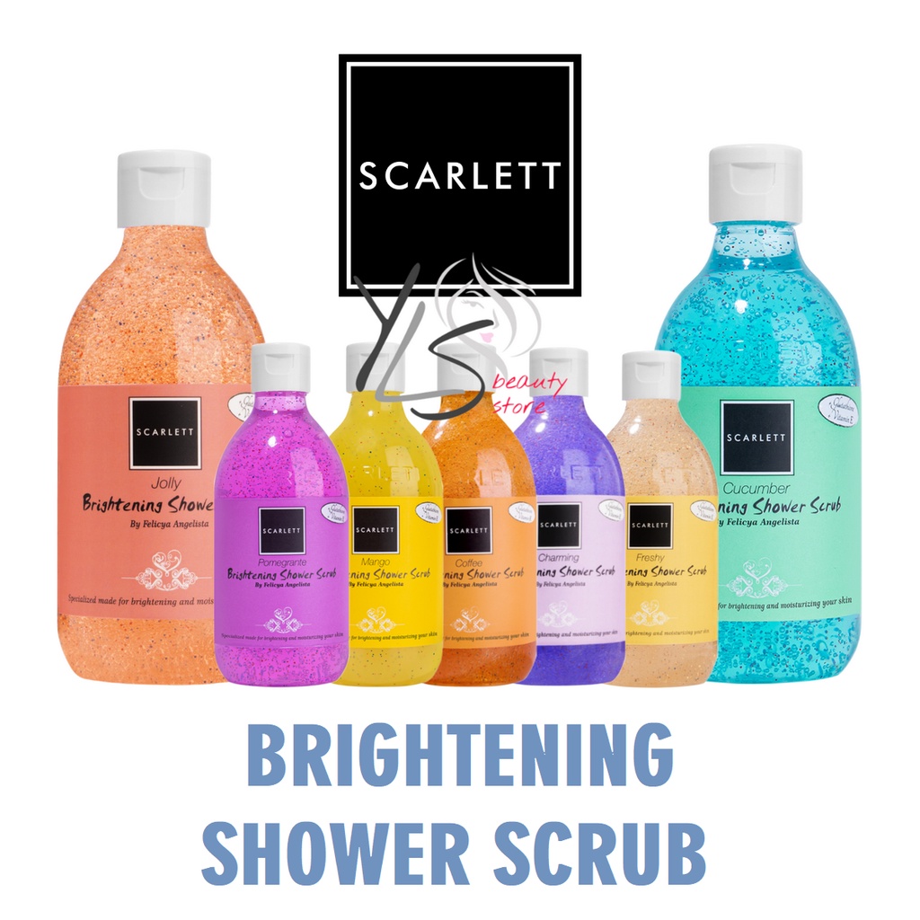 Jual SCARLETT WHITENING SHOWER SCRUB - TERDAFTAR BPOM - SHOWER SCRUB ...