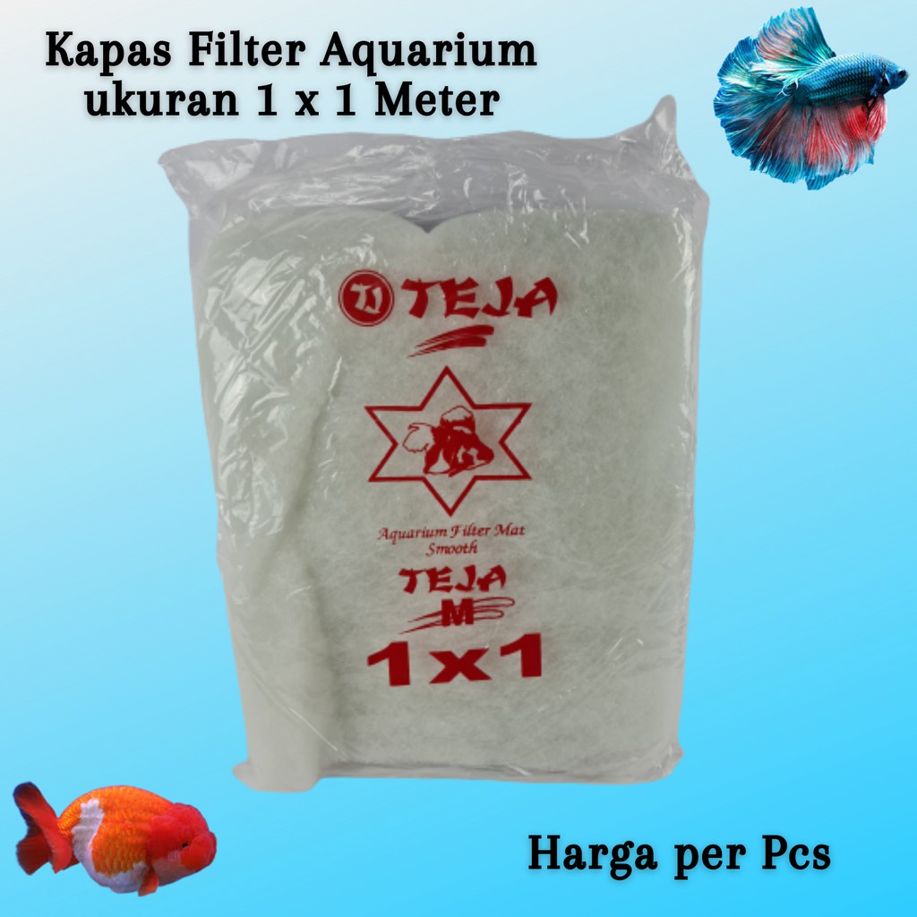 Jual Busa Filter Undergravel Aquarium Kapas Filter Undergravel Teja 1x1 ...