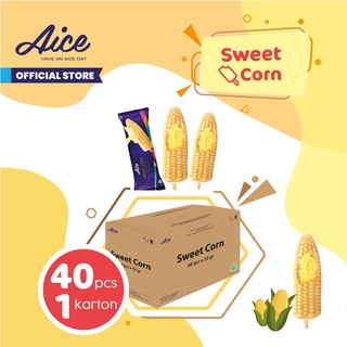 Jual Aice Ice Cream Sweet Corn ( 1 karton = 40 pcs ) | Shopee Indonesia