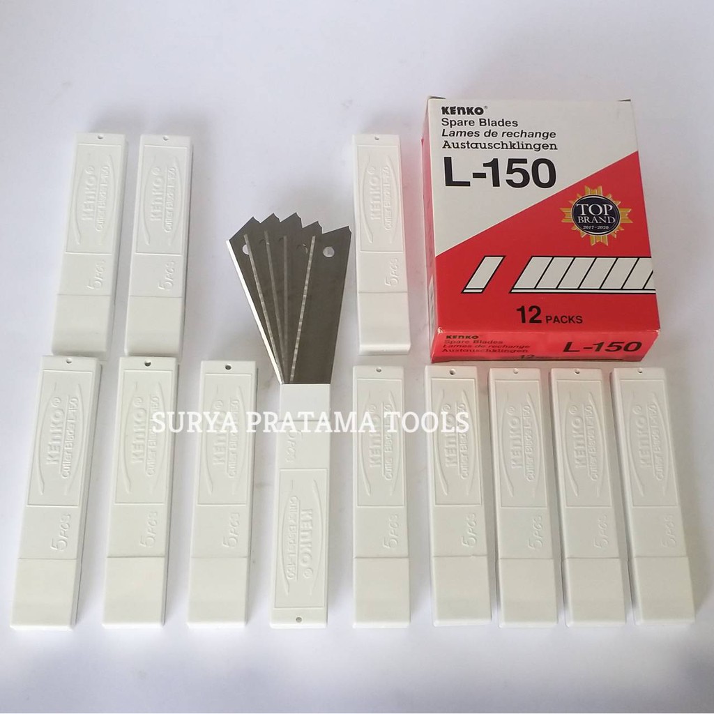 Jual Isi Cutter Besar Kenko L150 12 Packs / Refill Mata Pisau Cutter ...