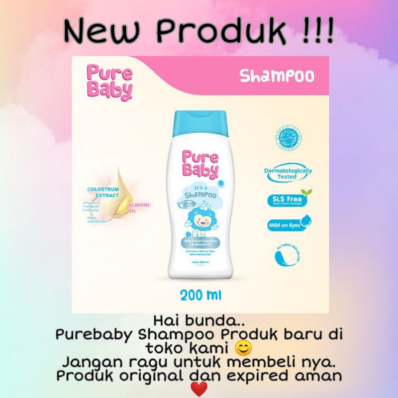 Jual Pure Baby Shampoo - 200 ml Indonesia|Shopee Indonesia