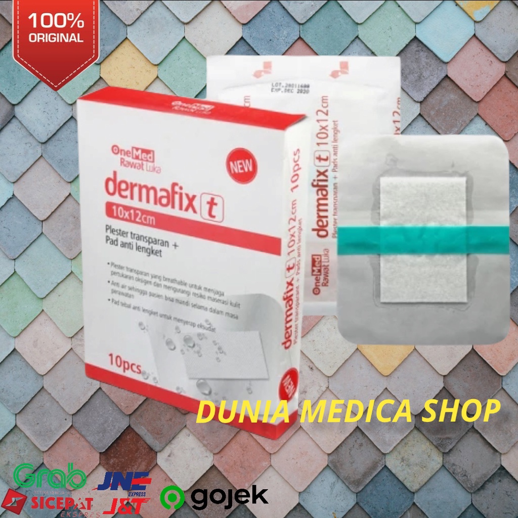 Jual Dermafix T 10x12 cm Isi 10 OneMed | Shopee Indonesia