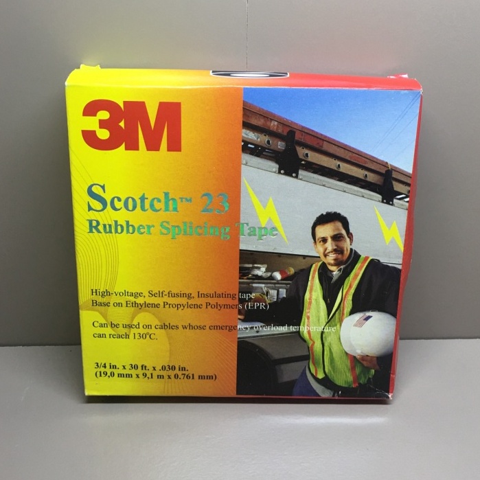 Jual 3M SCOTCH 23 ISOLASI RUBBER SPLICING TAPE SCOTCH23 ORIGINAL ORI ...