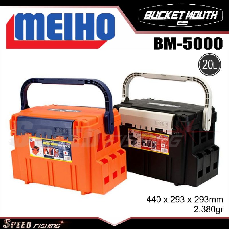 Jual Meiho BM 5000 BM 7000 BM 9000 Bucket Mouth Japan | Shopee Indonesia
