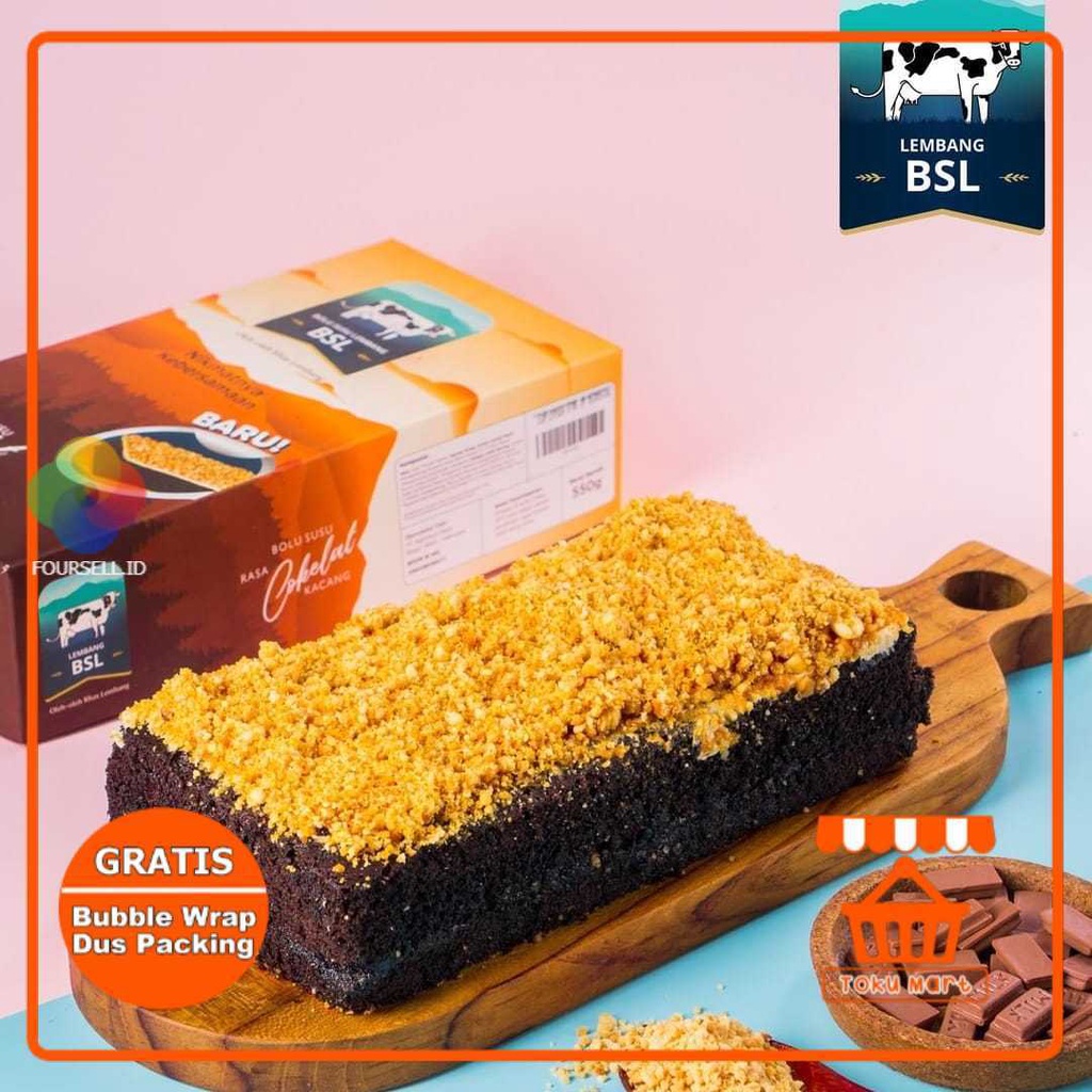 Jual BSL Bolu Susu Lembang COKELAT KACANG (PACKING AMAN) - Oleh Oleh Bandung khas Lembang Kue ...