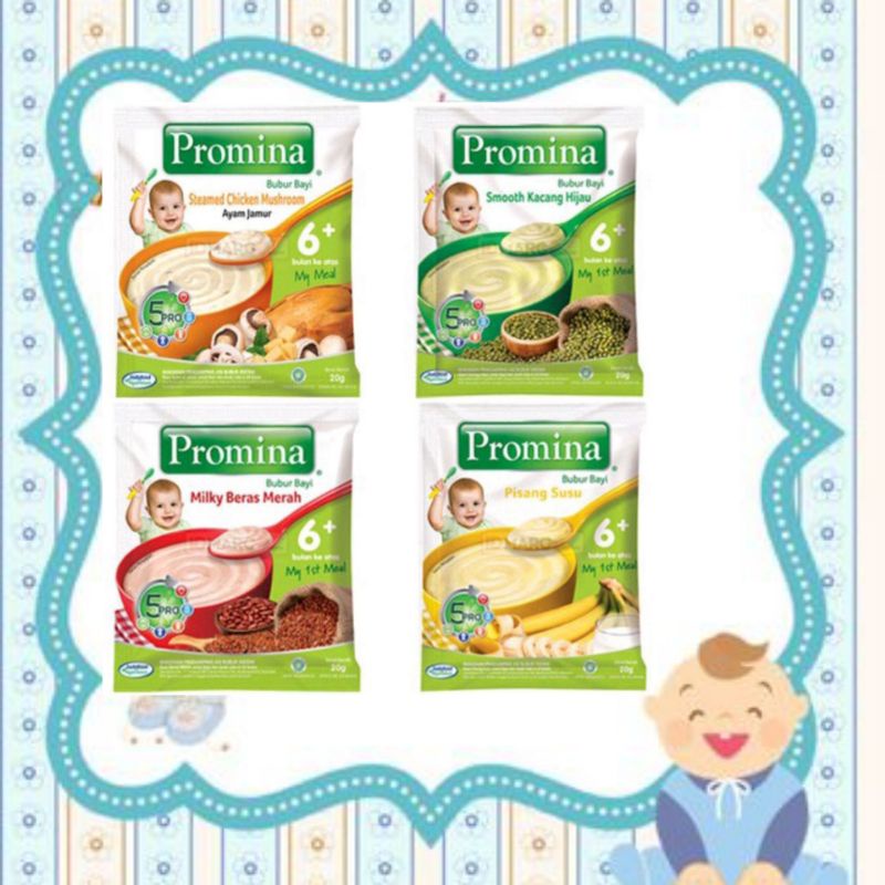 Jual Promina Bubur Bayi 6+ sachet 20gr | Shopee Indonesia