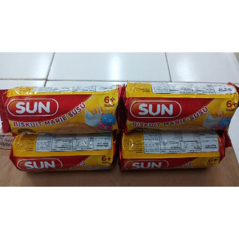 Jual BISKUIT SUN MARIE, 80GR DAN 150GR biskuit bayi mpasi snack balita ...