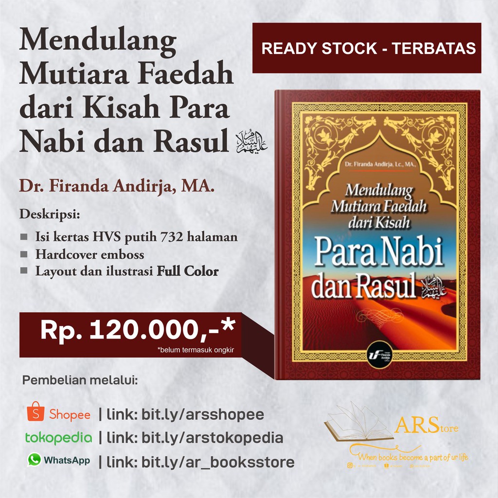 Jual Mendulang Mutiara Faedah dari Kisah Para Nabi dan Rasul - Dr ...