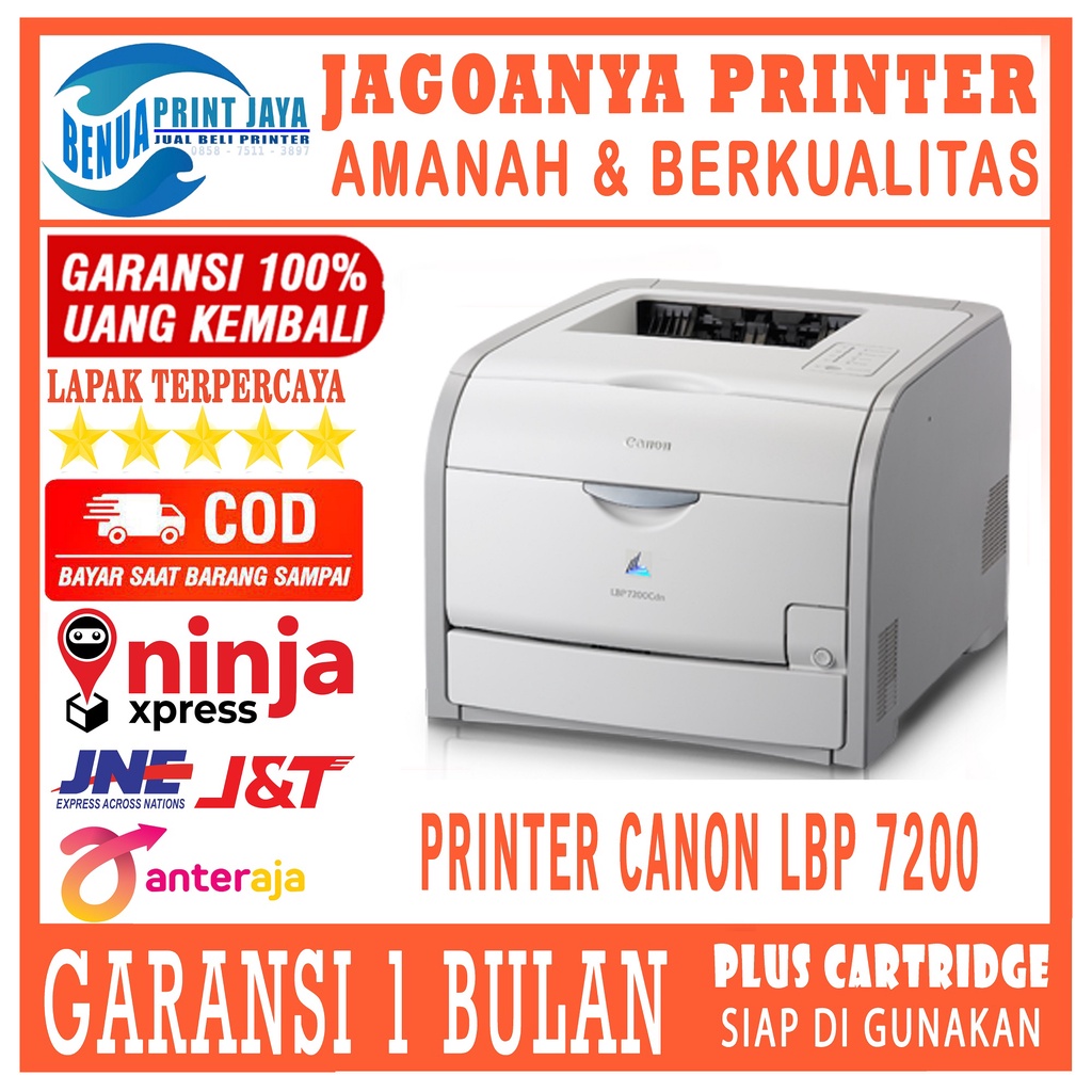 Jual Canon LBP 7200 printer Color Duplex siap pakai dan bergaransi ...