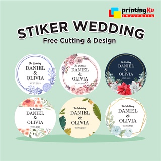 Jual Sticker Wedding/Stiker Nikah/Souvenir Nikah/Sticker Bulat/Segel ...