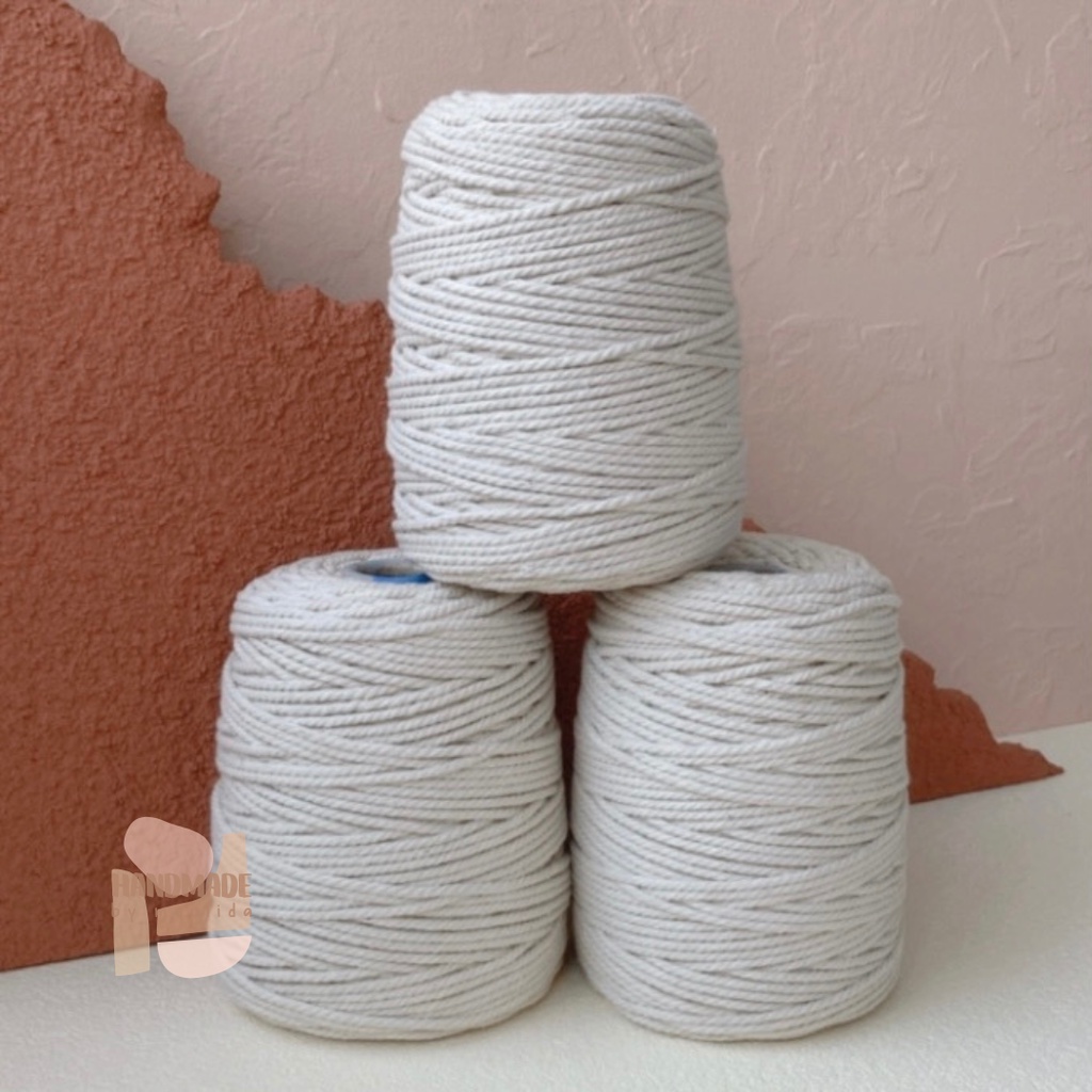 Jual Tali Katun Macrame 4 mm 1 Kg | Shopee Indonesia