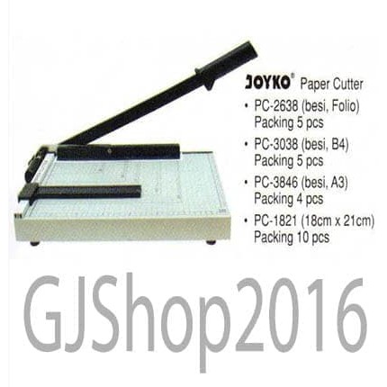 Jual Alat Pemotong Kertas Folio F4 Paper Cutter Folio F4 Joyko PC-2638 ...