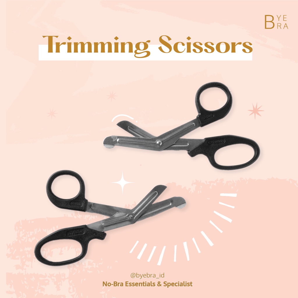 Jual Gunting Trimming Body Tape - Trimming Scissors khusus Body Tape ...