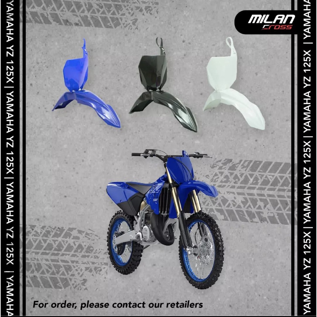 Jual YZ 125X/YZ 250X 2022 SET Spakbor depan dan papan nomor by Milan Cross | Shopee Indonesia