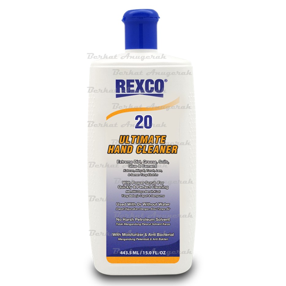 Jual REXCO 20 Ultimate Hand Cleaner 443 ml/ Pembersih Tangan | Shopee ...