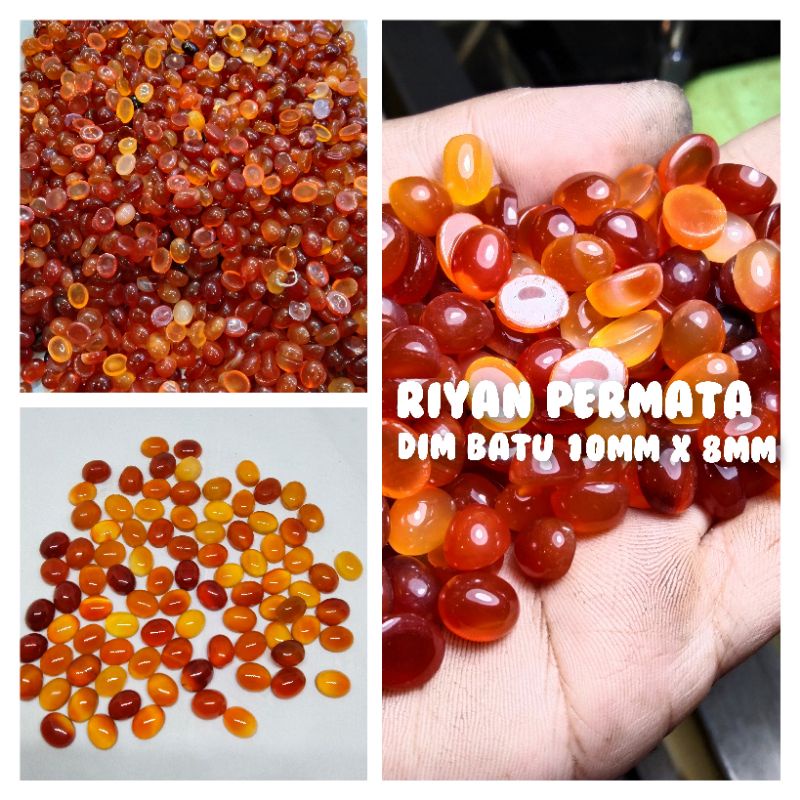 Jual Batu akik Yaman merah giwang dim 10mm | Shopee Indonesia