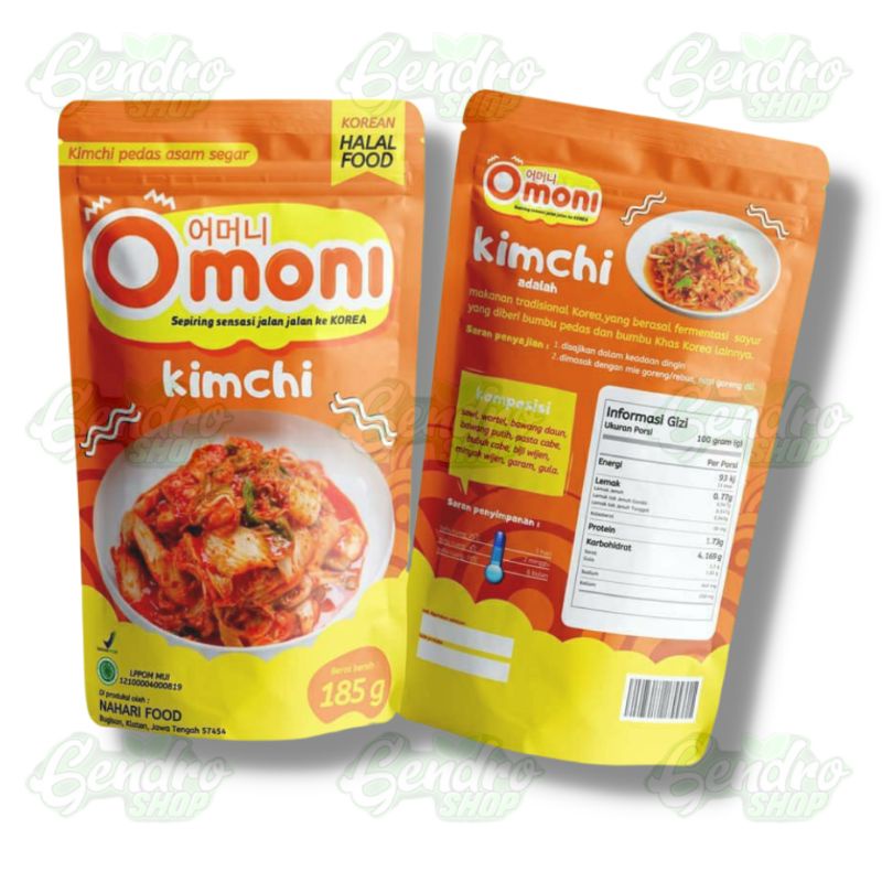 Jual Kimchi By Omoni 185g | Korean Halal Food Indonesia|Shopee Indonesia