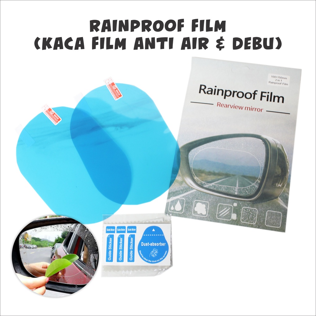 Jual Stiker Kaca Film Motor / Stiker Anti Embun Dan Air Spion Mobil ...