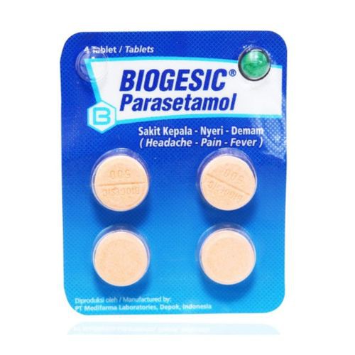 Jual Biogesic 500 Mg Strip 4 Tablet | Shopee Indonesia