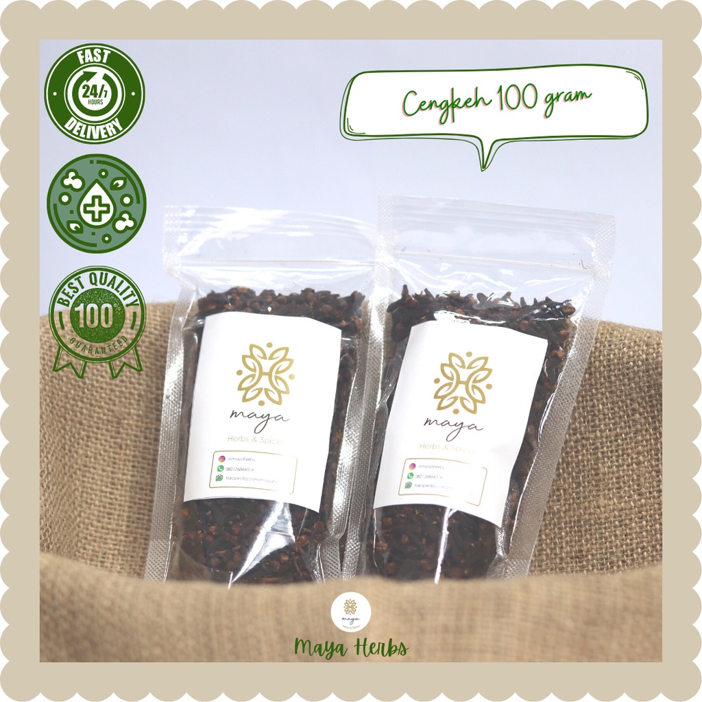 Jual Cengkeh Kering / Cengkih / Cloves Best Quality 100 gram ( Syzygium ...