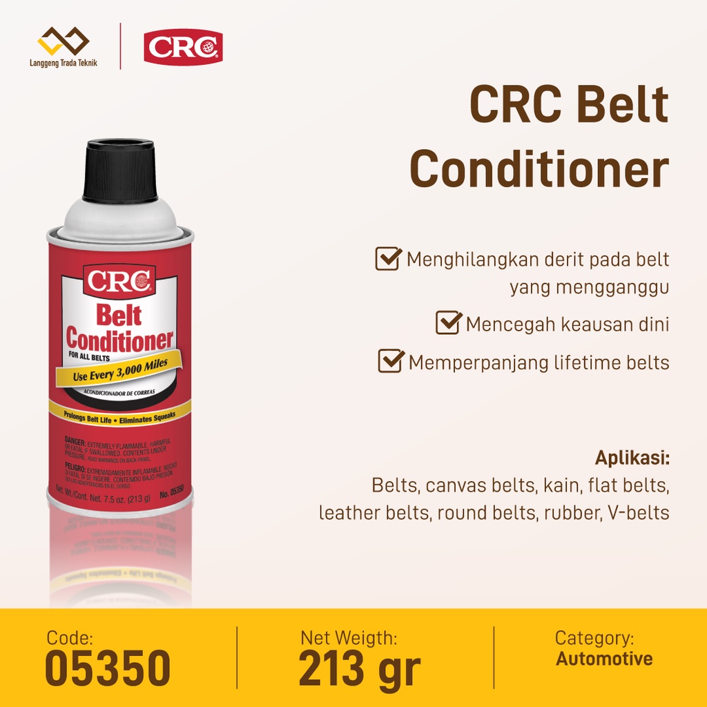 Jual CRC BELT CONDITIONER - 05350 | Shopee Indonesia
