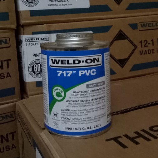Jual WELD ON 717 - Lem Pipa PVC - Lem Weld On Clear | Shopee Indonesia
