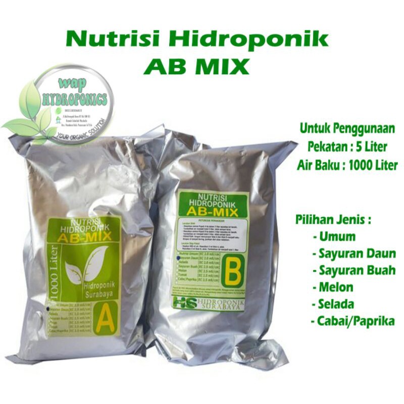 Jual Nutrisi AB Mix Pekatan 5 Liter | Shopee Indonesia