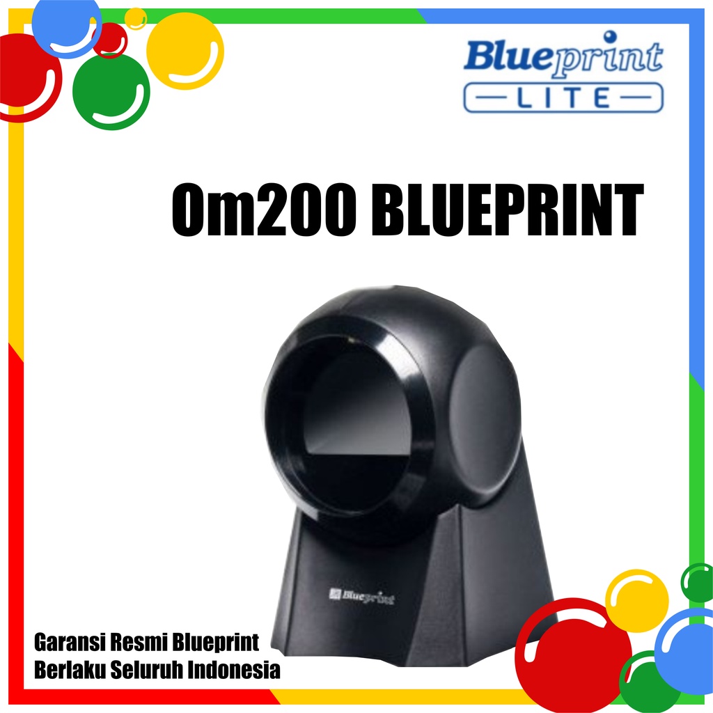 Jual Omni Barcode Scanner OM200 BLUEPRINT 2D Auto Scan, QR code & Barcode | Shopee Indonesia