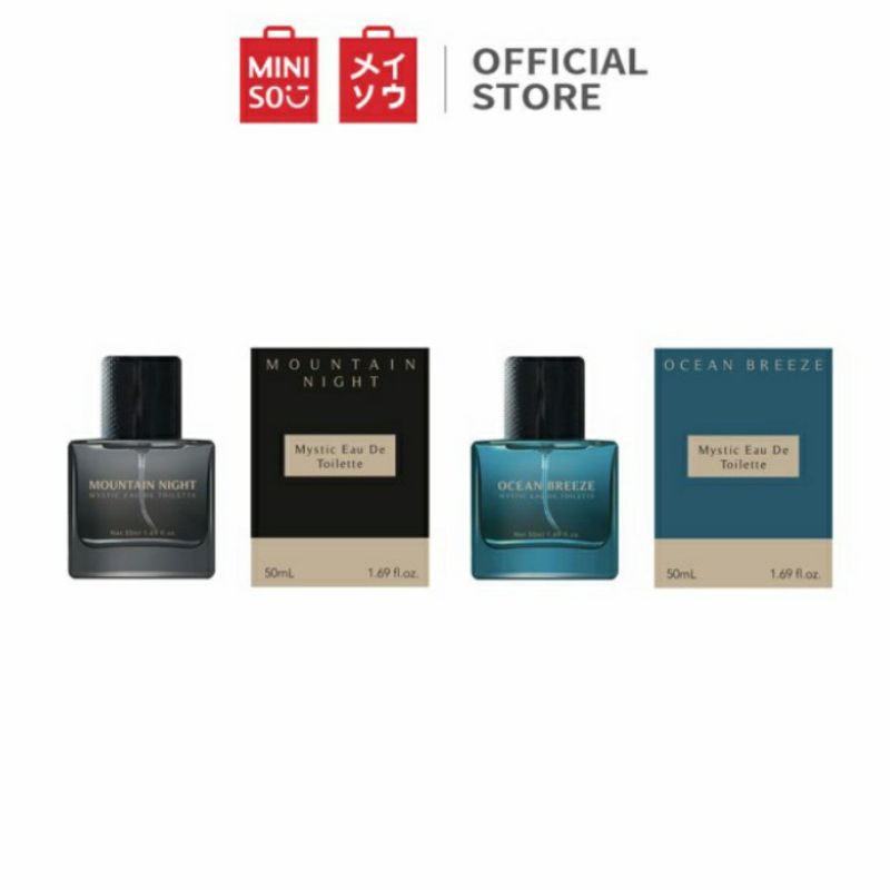 Jual Miniso Parfum Pria Minyak Wangi Mystic Eau De Toilette 50ml Parfum ...
