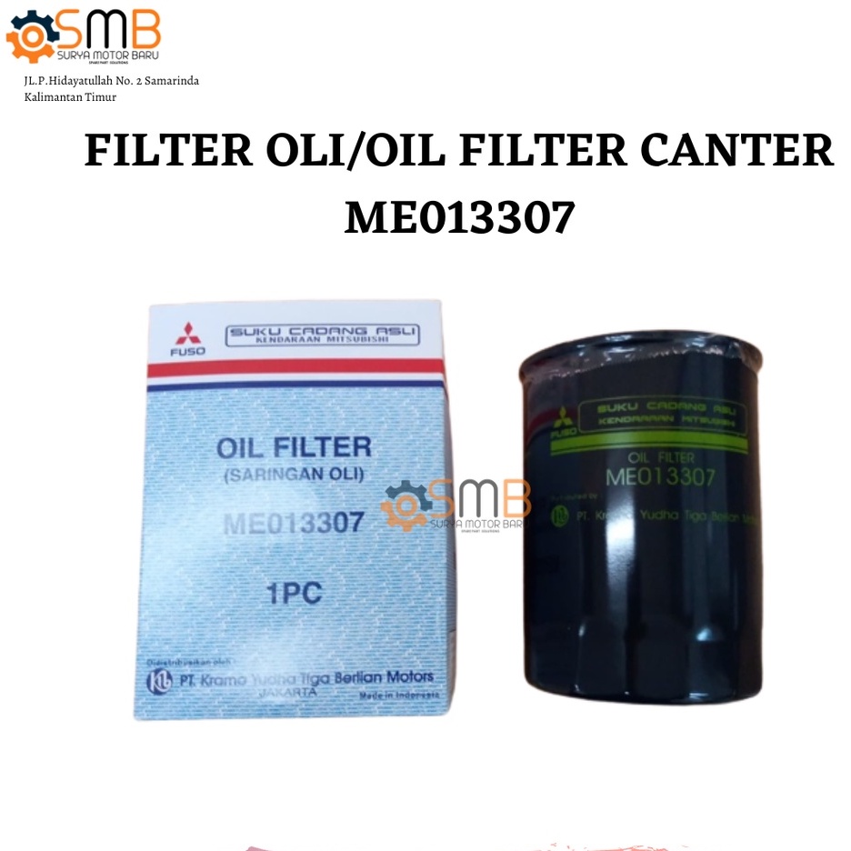 Jual FILTER OLI/OIL FILTER MITSUBISHI CANTER PS110-PS136 ME013307 ASLI | Shopee Indonesia