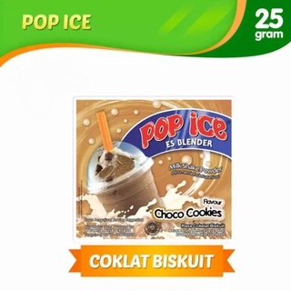 Jual POP ICE CHOCO COOKIES 10pcx25g / POP ICE COKLAT BISKUIT | Shopee ...