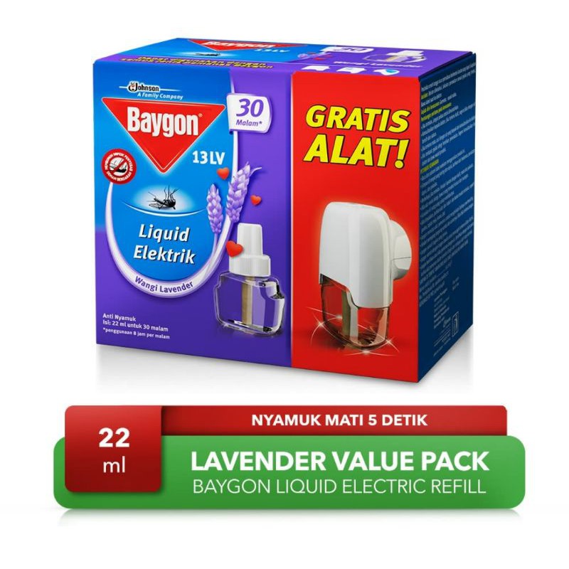 Jual BAYGON Liquid Elektrik Refill 22ml plus GRATIS Alat | Shopee Indonesia