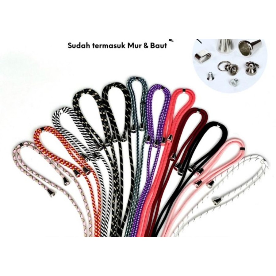 Jual Tali Lanyard Hp Strap Tali Cross Body Phone Straps Mur Baut Sling ...