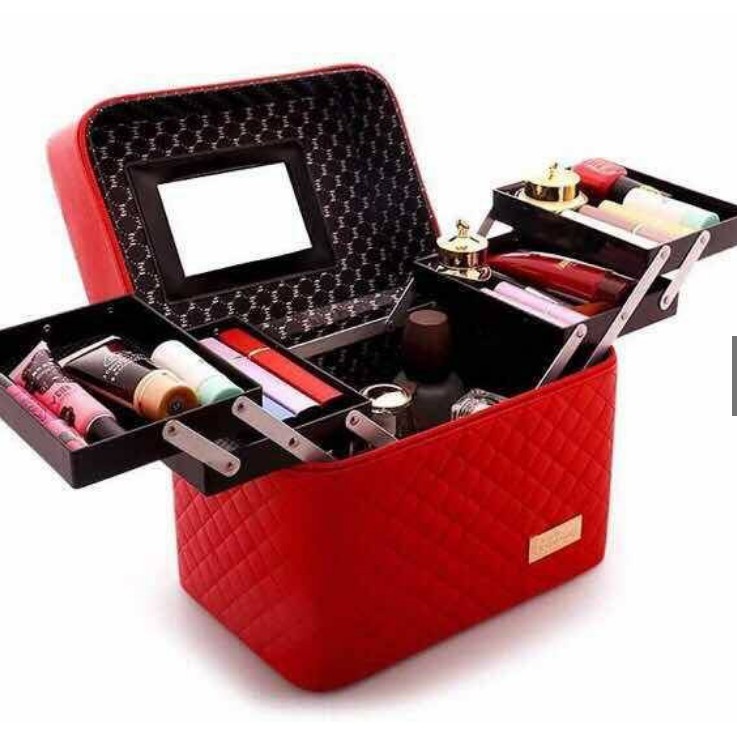 Jual LD KOTAK MAKEUP /BEAUTY CASE/KOTAK PERHIASAN (WATERPROOF ...