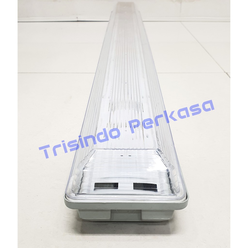 Kap TL T8 LED 2x36 waterproof IP65 120cm rumah lampu Housing outdoor ...