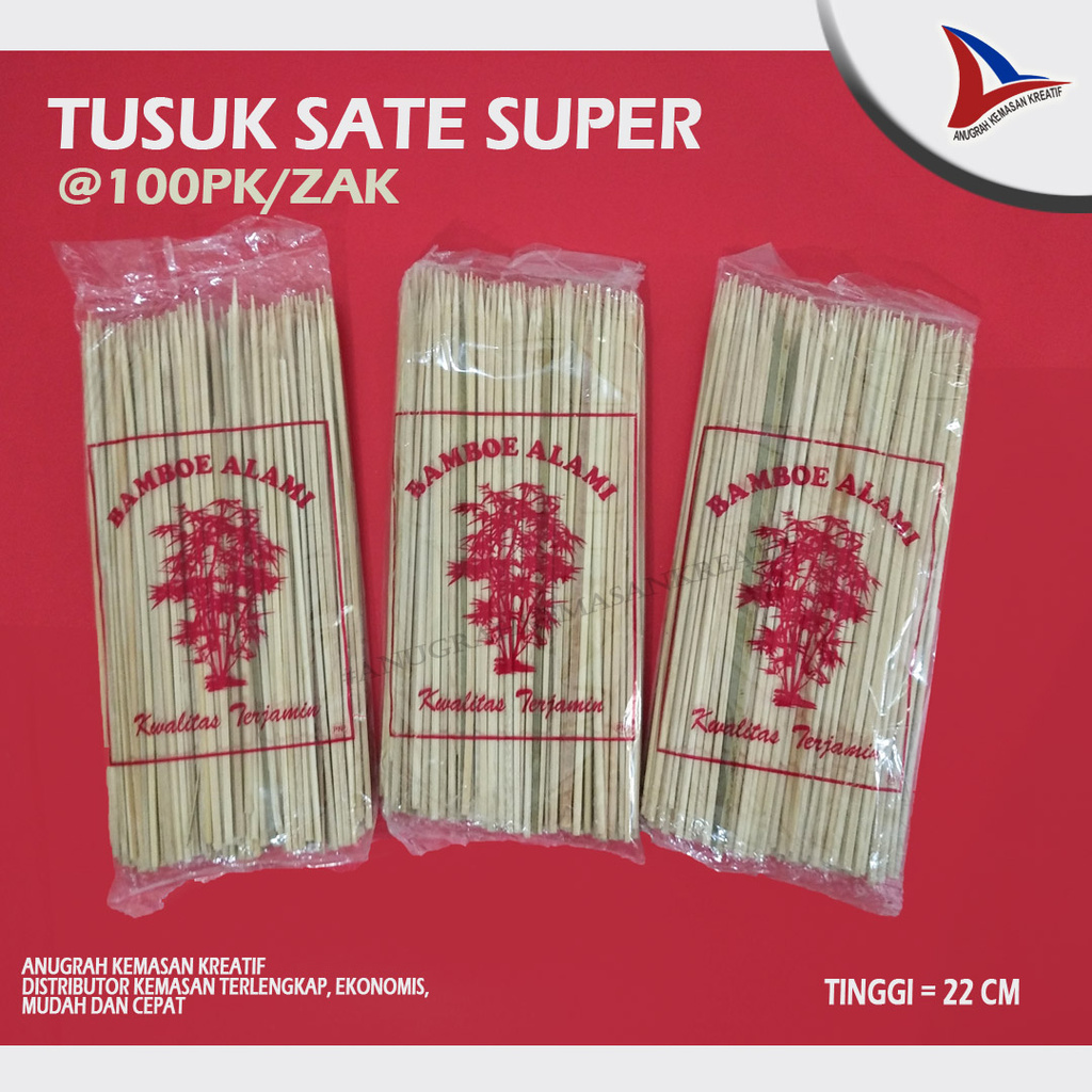 Jual TUSUK SATE SUPER 200 GRAM Shopee Indonesia