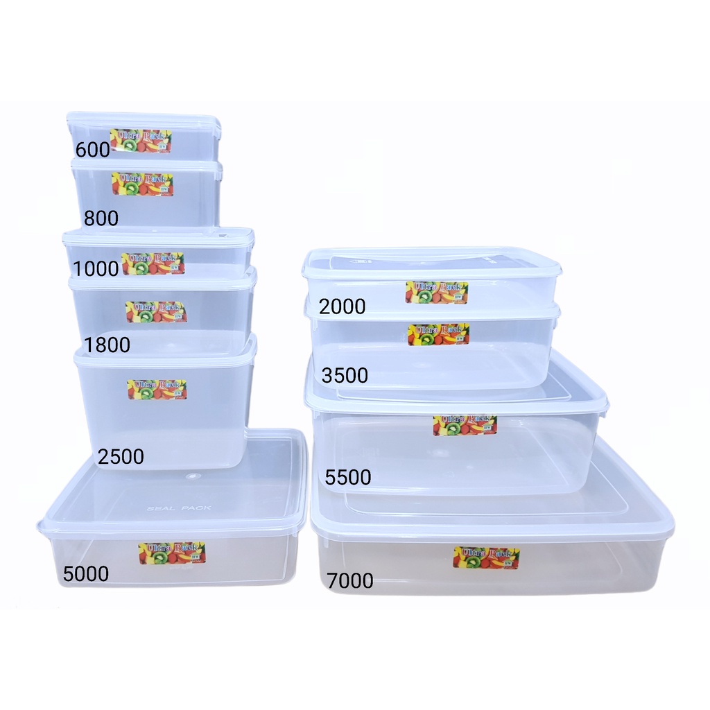 Jual High Way Kotak Makan All Size Ultrapack Food Container Murah Besar Toples Plastik Box Kotak ...