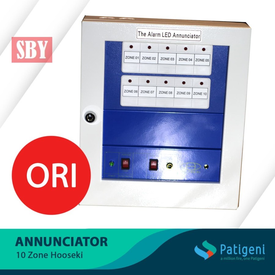 Jual Fire Alarm Annunciator 10 Zone Hooseki | Shopee Indonesia