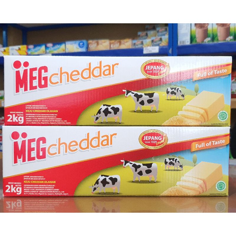 Jual Keju Meg Cheddar Merah 2Kg (Expired Juli 2023) | Shopee Indonesia