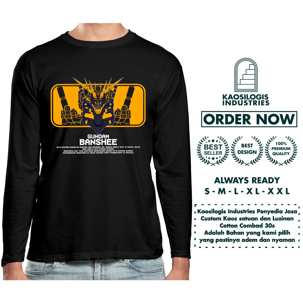 Jual Kaos Baju GUNDAM BANSHEE SERIES KAOS TERBARU GUNDAM Lengan Panjang ... Jual Kaos Baju GUNDAM BANSHEE SERIES KAOS TERBARU GUNDAM Lengan Panjang ...
