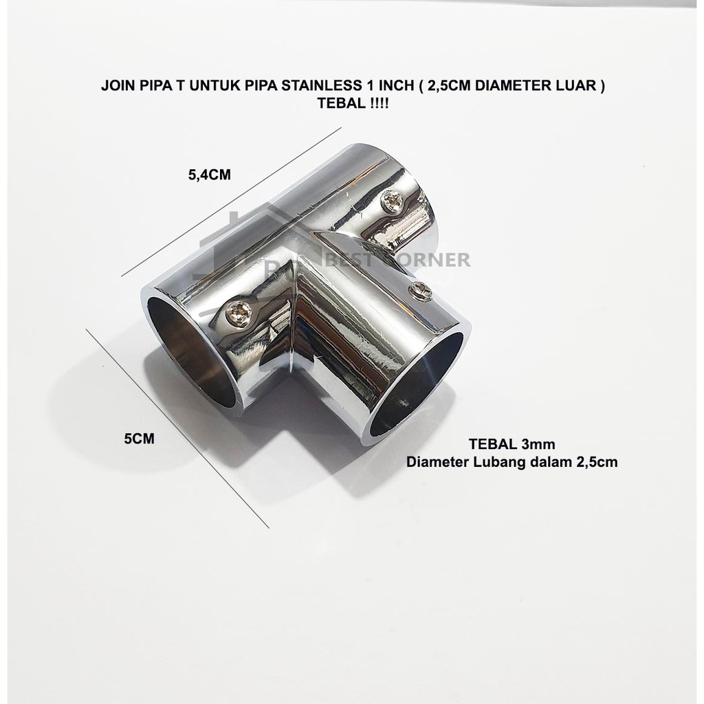 Jual Join Pipa / Sambungan Pipa T 1 Inch TEBAL | Shopee Indonesia