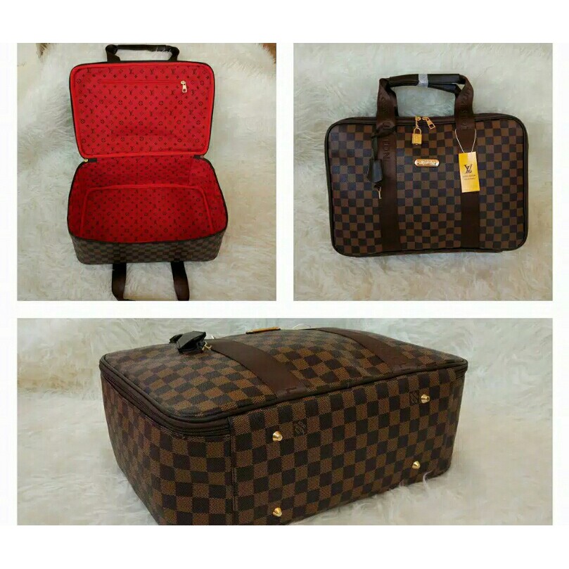 Jual Tas Travel LV Lois Vuitton Model Koper Jinjing Besar Big Motif ...