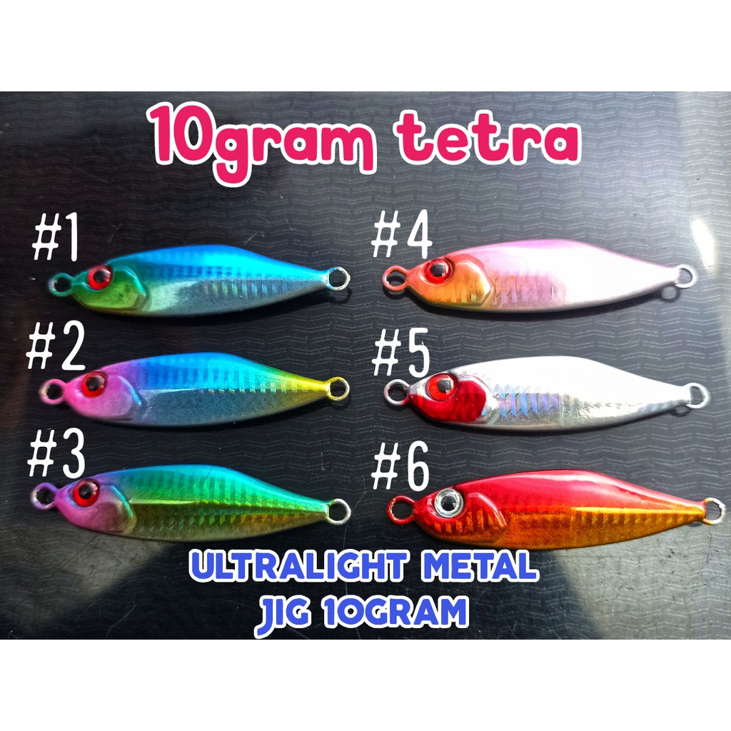 Jual METAL JIG 7gram/10gram/15gram MICRO JIG tetra | Shopee Indonesia