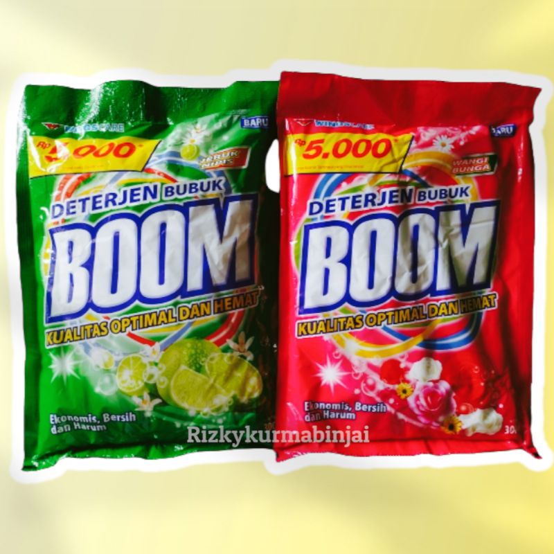 Jual BOOM DETERJEN BUBUK 300 Gr | Shopee Indonesia