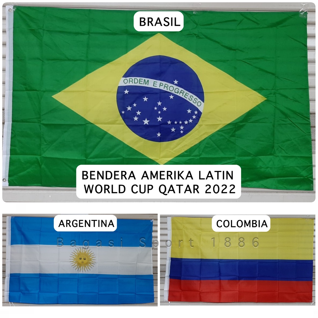Jual Jual Bendera Bola Negara Amerika Piala Dunia 2022 Qatar Ukuran ...